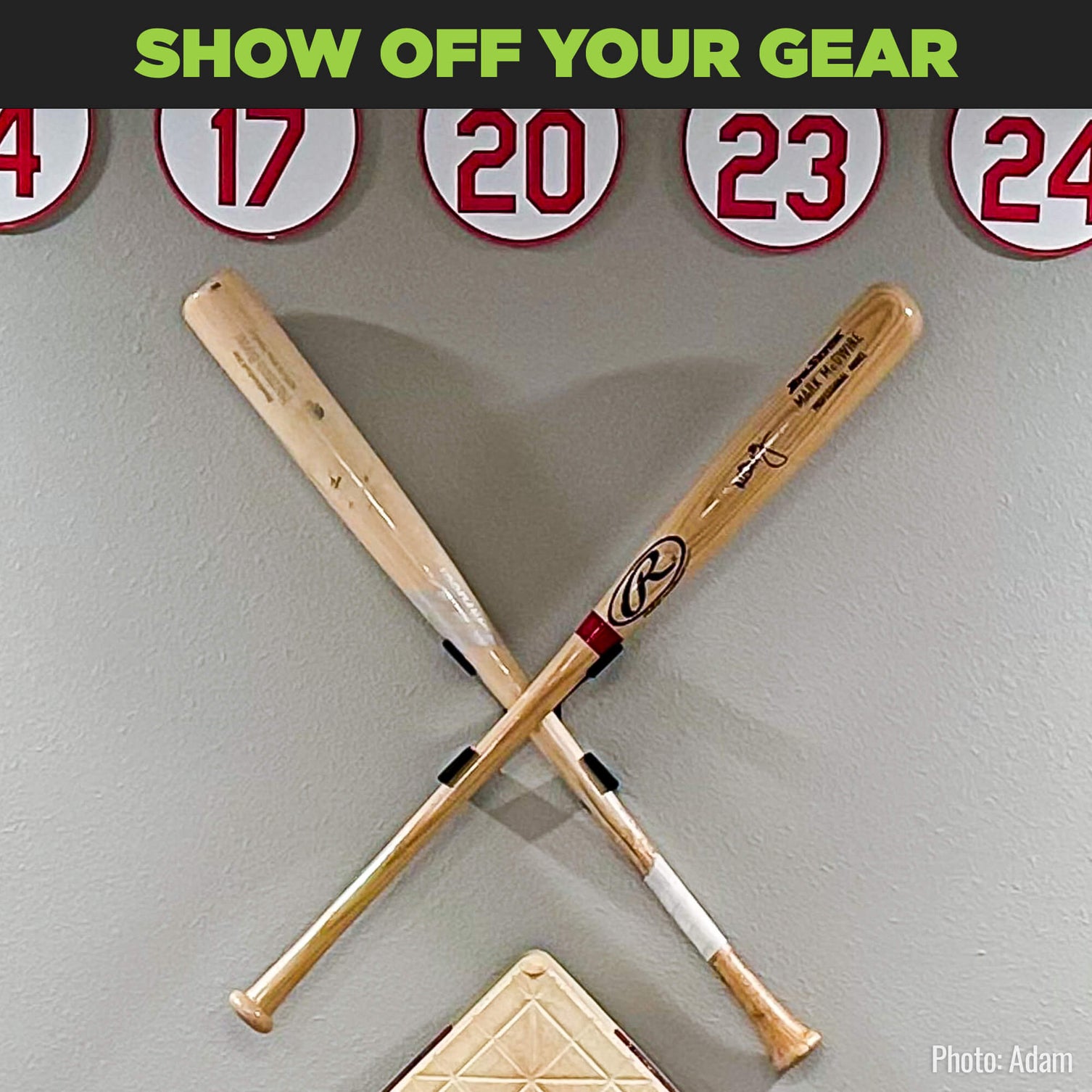 HIDEit XBat | Crossed Baseball Bat Mount – HIDEit Mounts