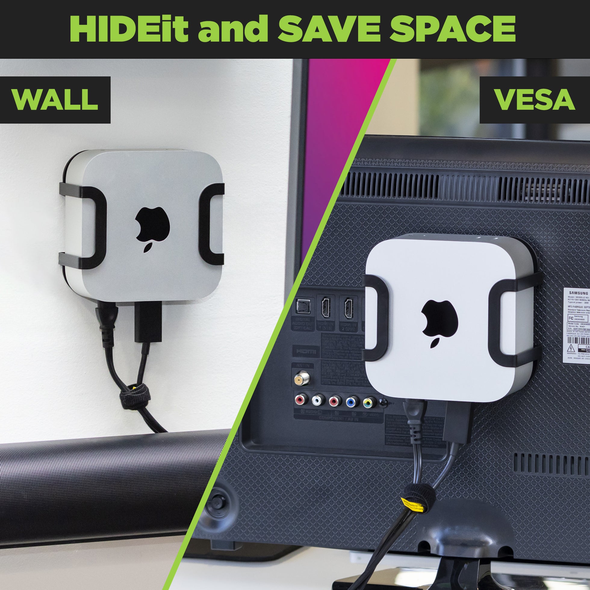 HIDEit Mini4 | Apple Mac Mini M4 Wall Mount – HIDEit Mounts