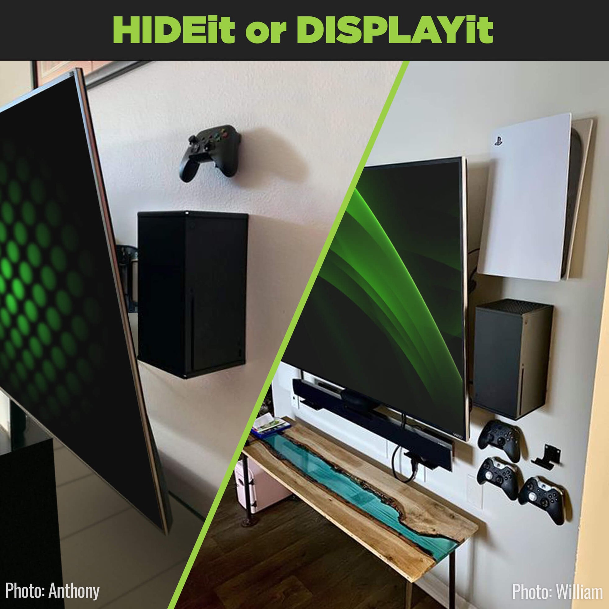 HIDEit Series X | Microsoft Xbox Series X Mount – HIDEit Mounts