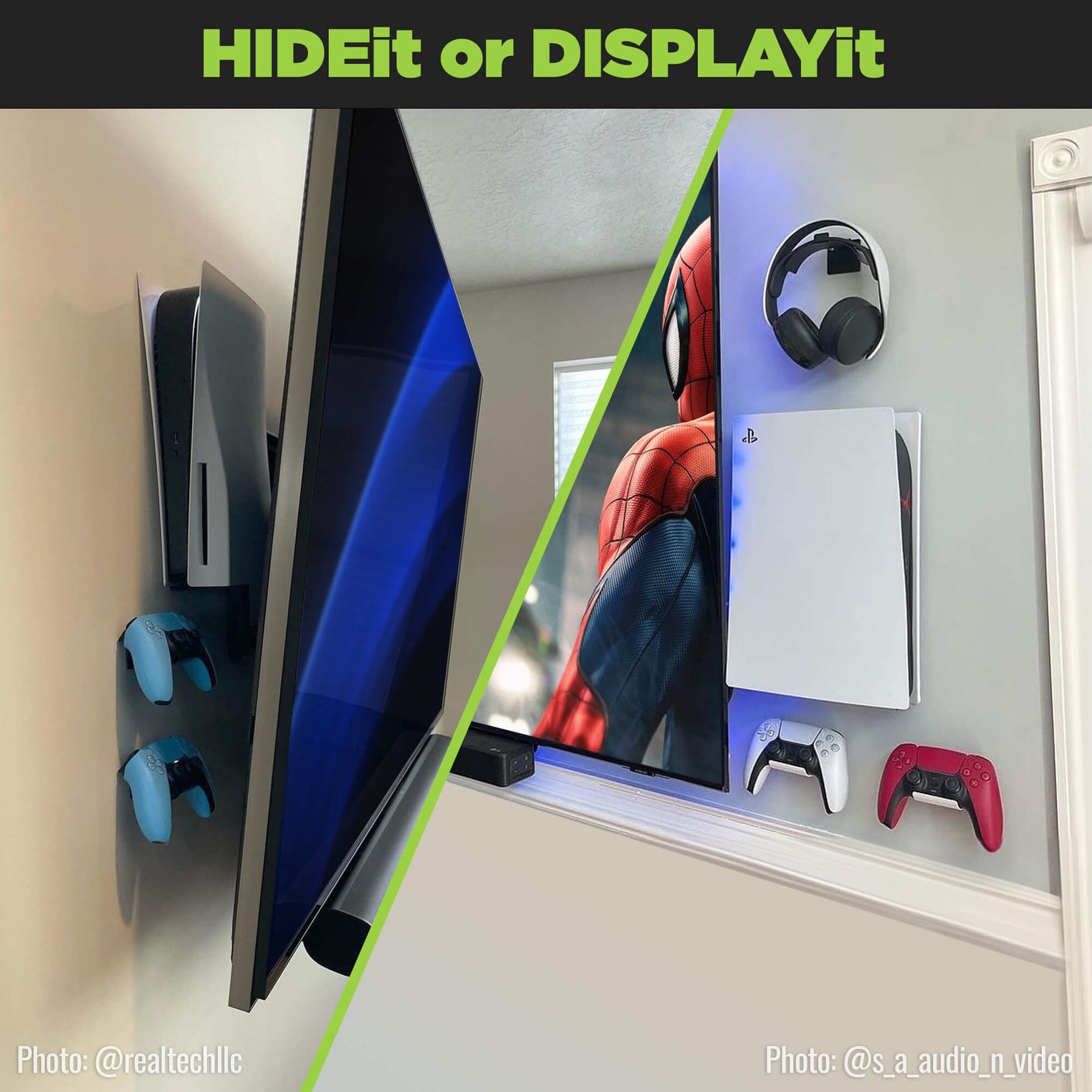 Technology Wall Mounts | HIDE your bulky devices! Easy Install ...