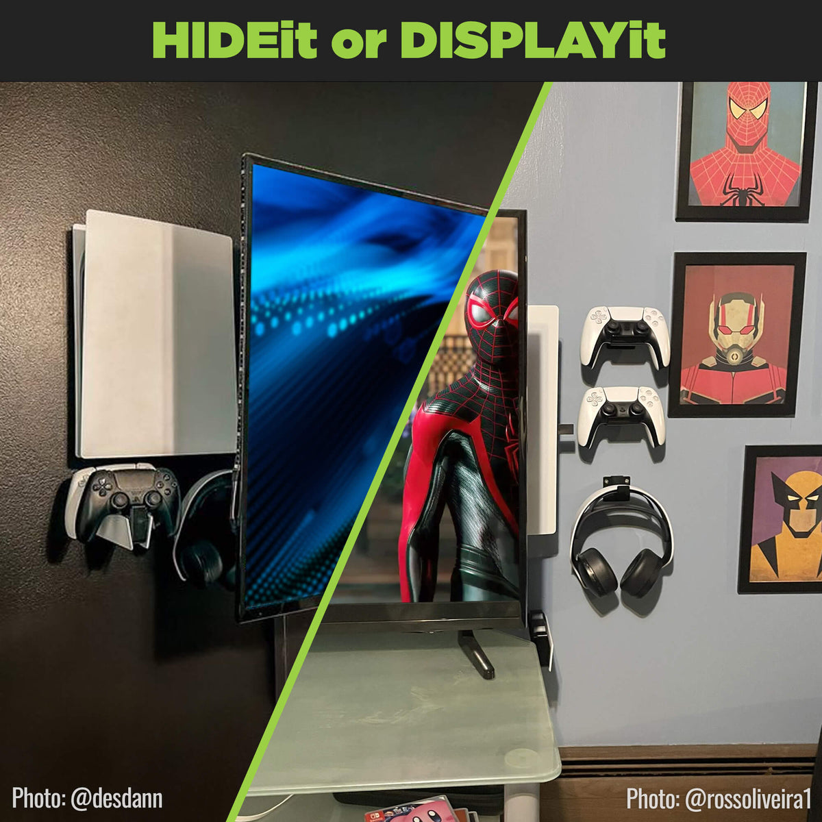PlayStation Wall Mounts | HIDE or DISPLAY your PlayStation Console ...