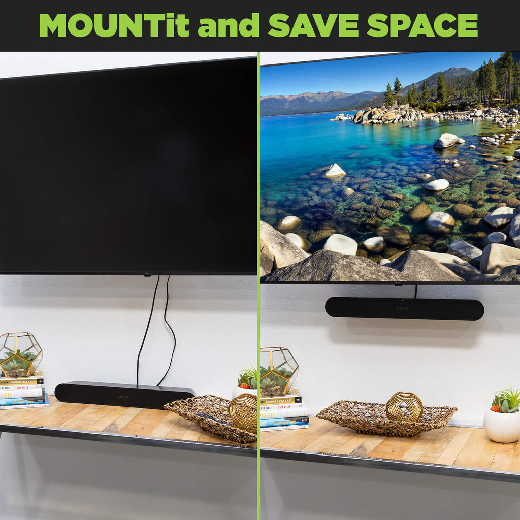 HIDEit Uni-SBR | Universal Soundbar Wall Mount – HIDEit Mounts