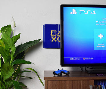 PS4 Slim Wall Mount | HIDEit Mount for PlayStation 4 Slim Game Console ...
