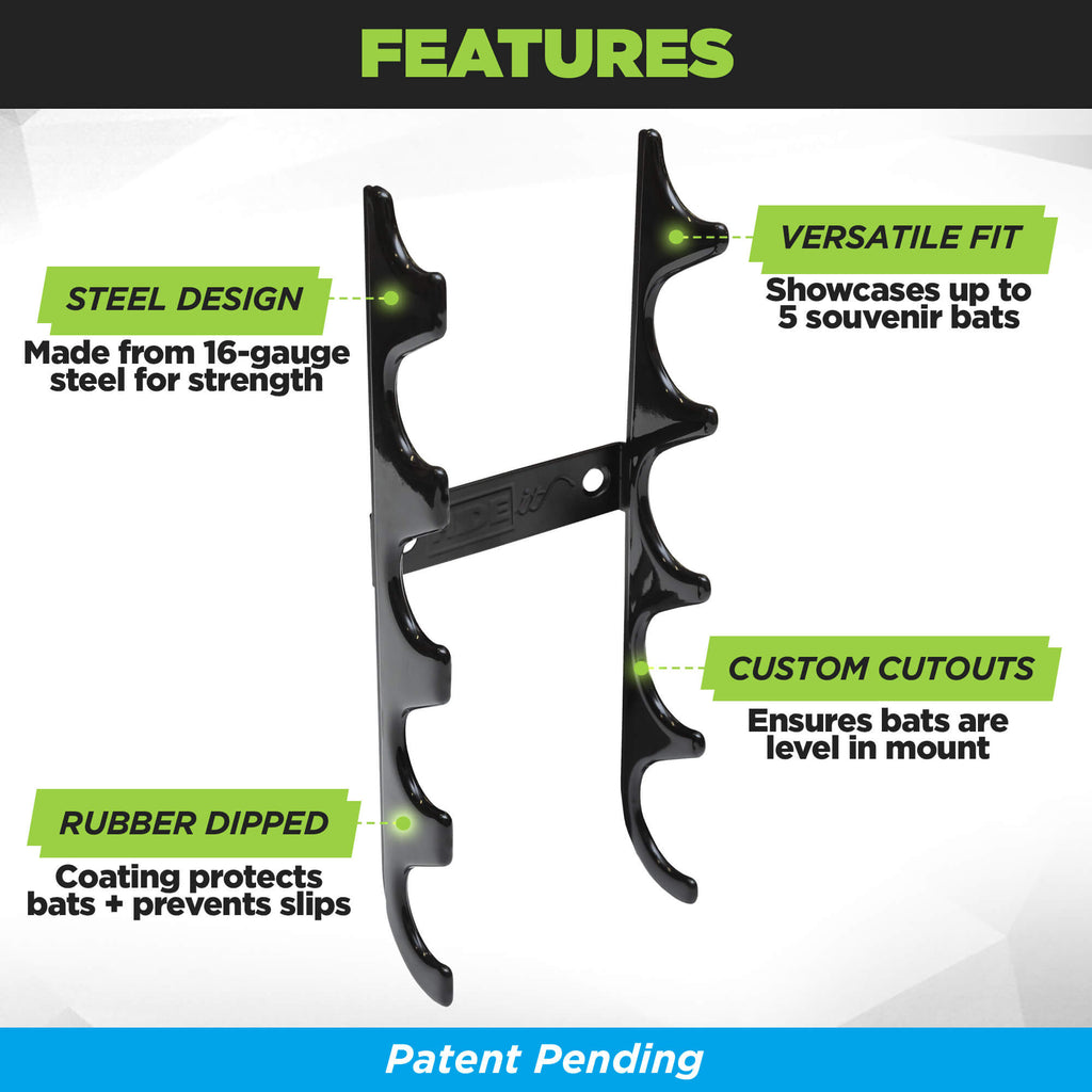 HIDEit Mini Bat | Horizontal Mini Bat Mount – HIDEit Mounts