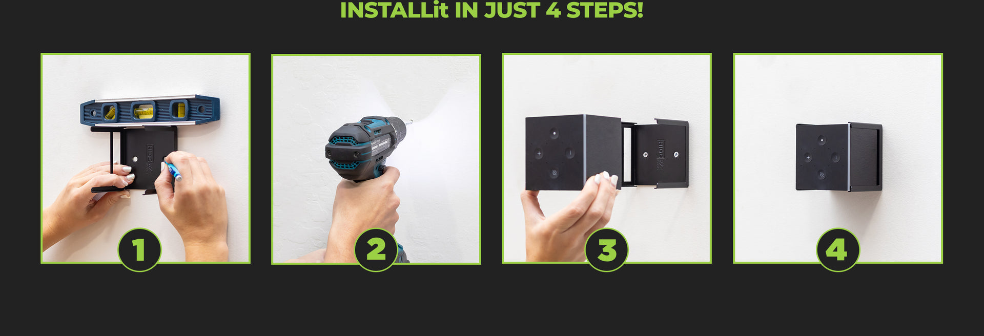 HIDEit Cube | 1st + 2nd Gen Amazon Fire TV Cube Wall Mount - DISCONTIN ...