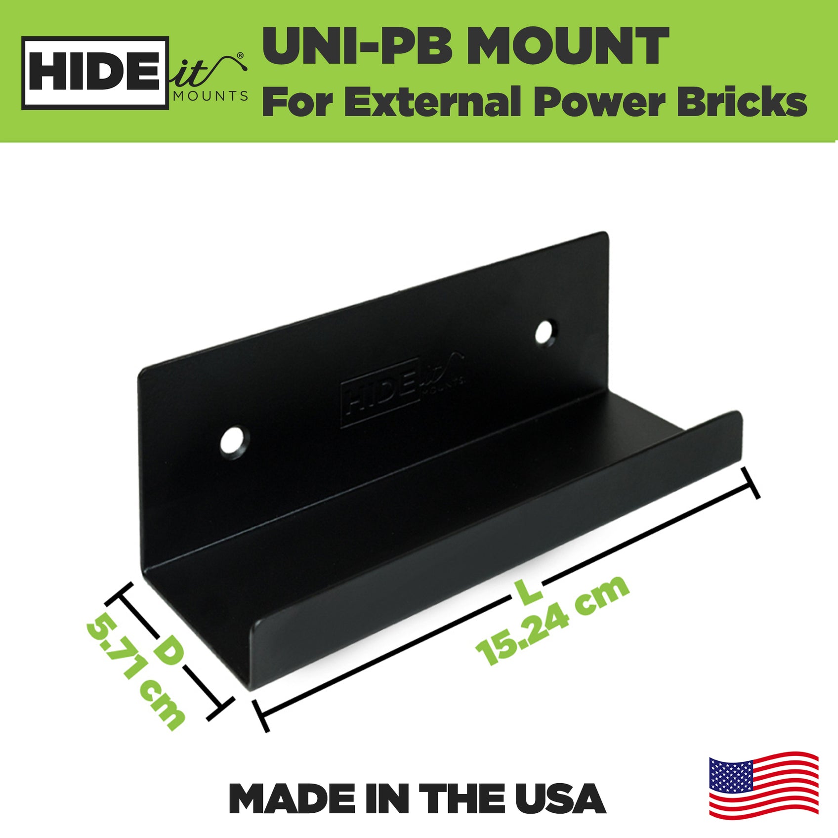 Power Supply Wall Mount | HIDEit Mount for External Power Brick ...