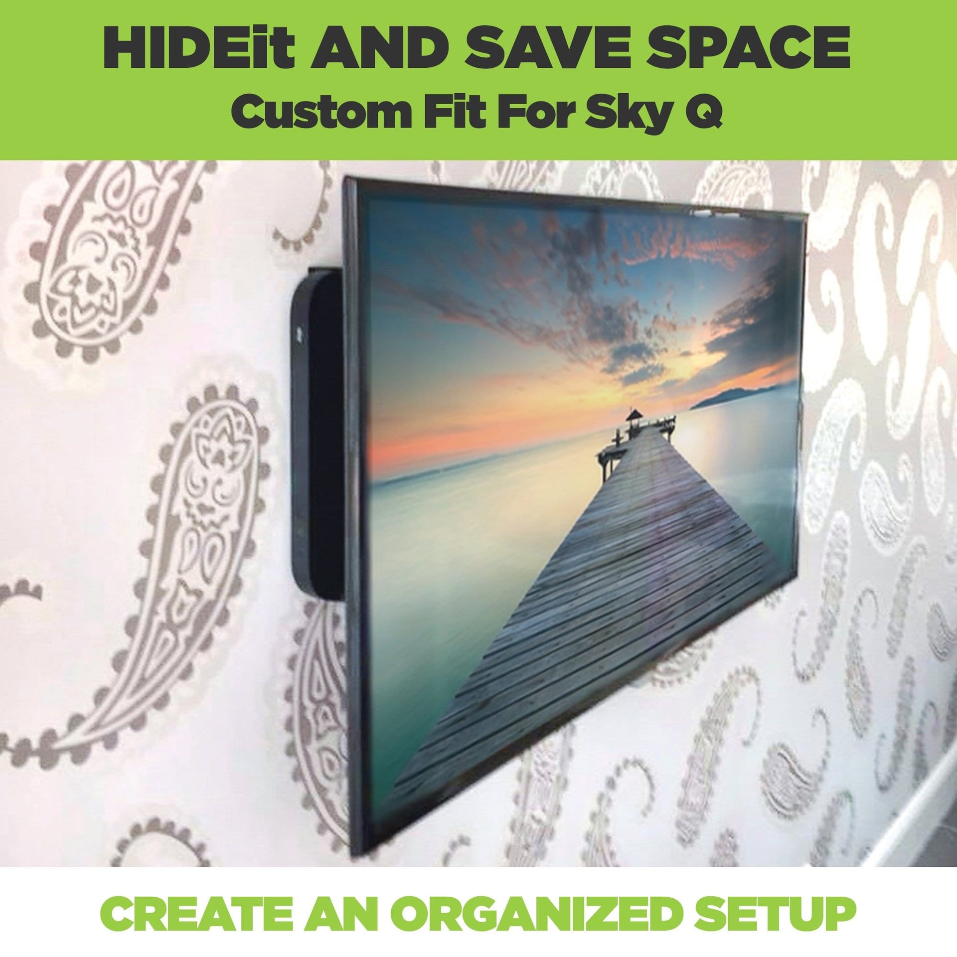 Cable + Satellite Box Wall Mounts | HIDE that cable box! Easy Install ...