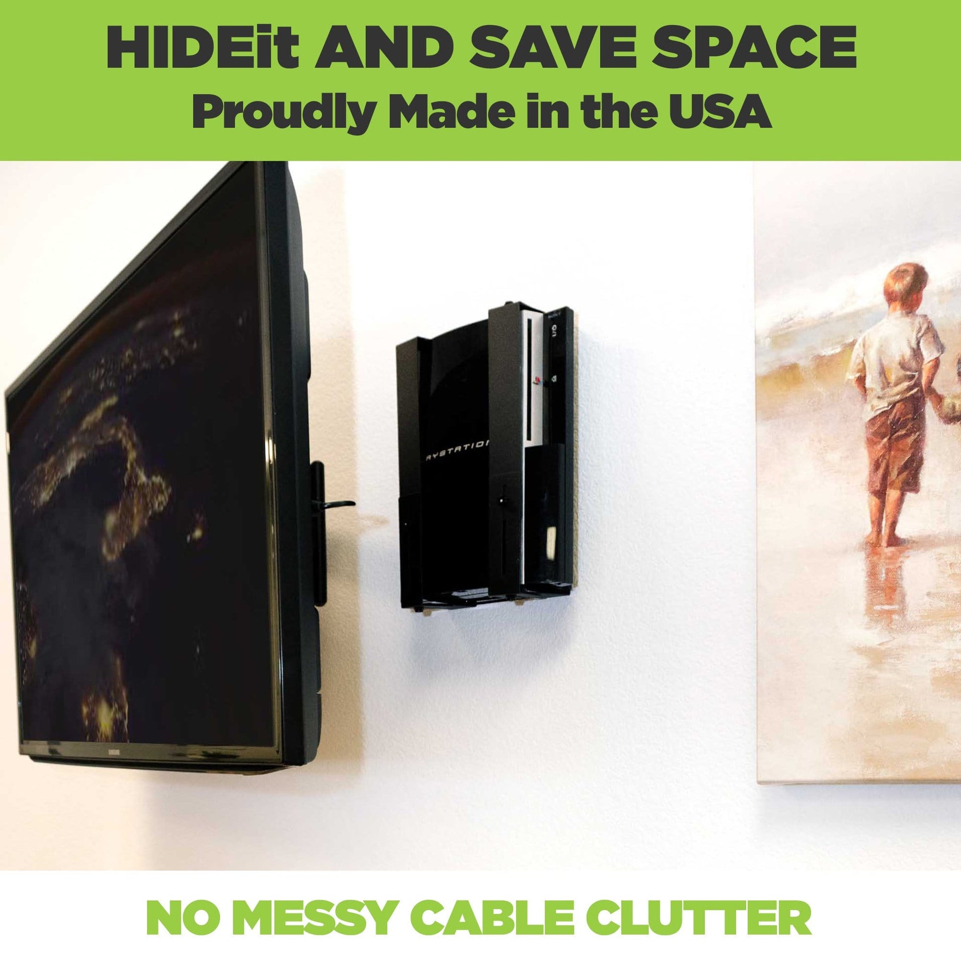 HIDEit Uni-MXW | Adjustable Wall Mount for Original PS3 – HIDEit Mounts