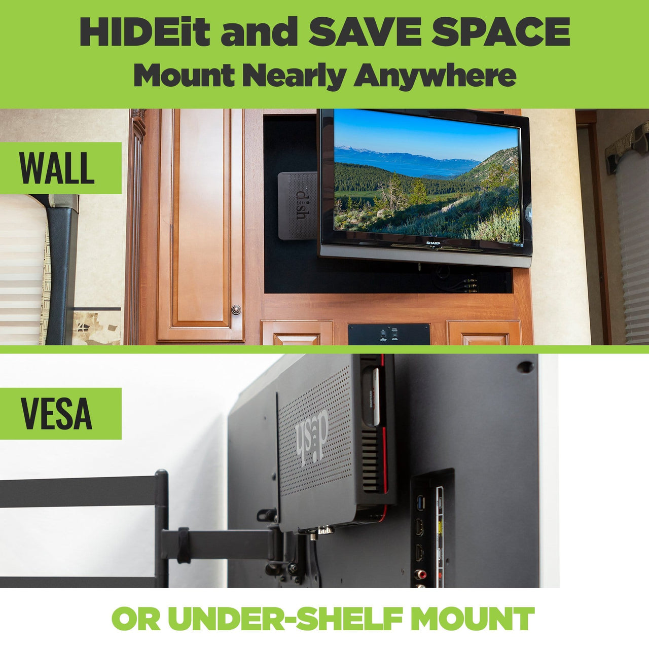 HIDEit Wally | DISH Wally Receiver Mount – HIDEit Mounts
