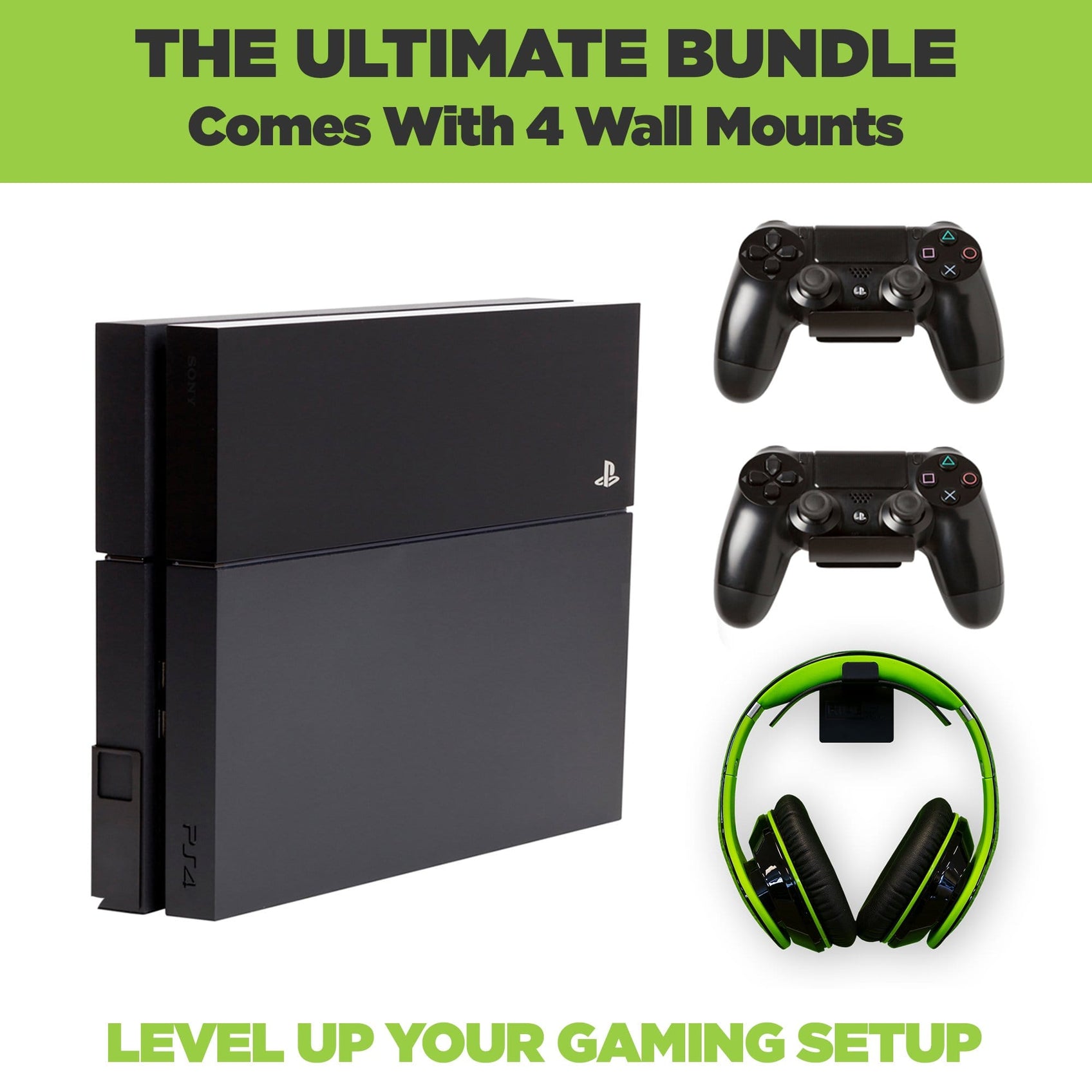 PS4 Wall Mount | HIDEit Mount for PlayStation 4 Original Game Console ...