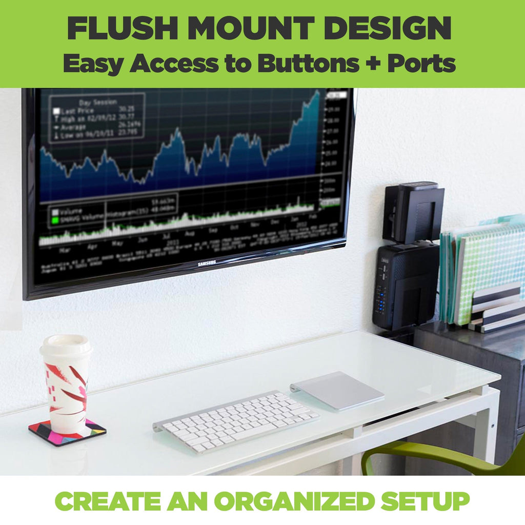 Small Cable Box Wall Mount | Small HIDEit Mount for TV Set-top Boxes ...