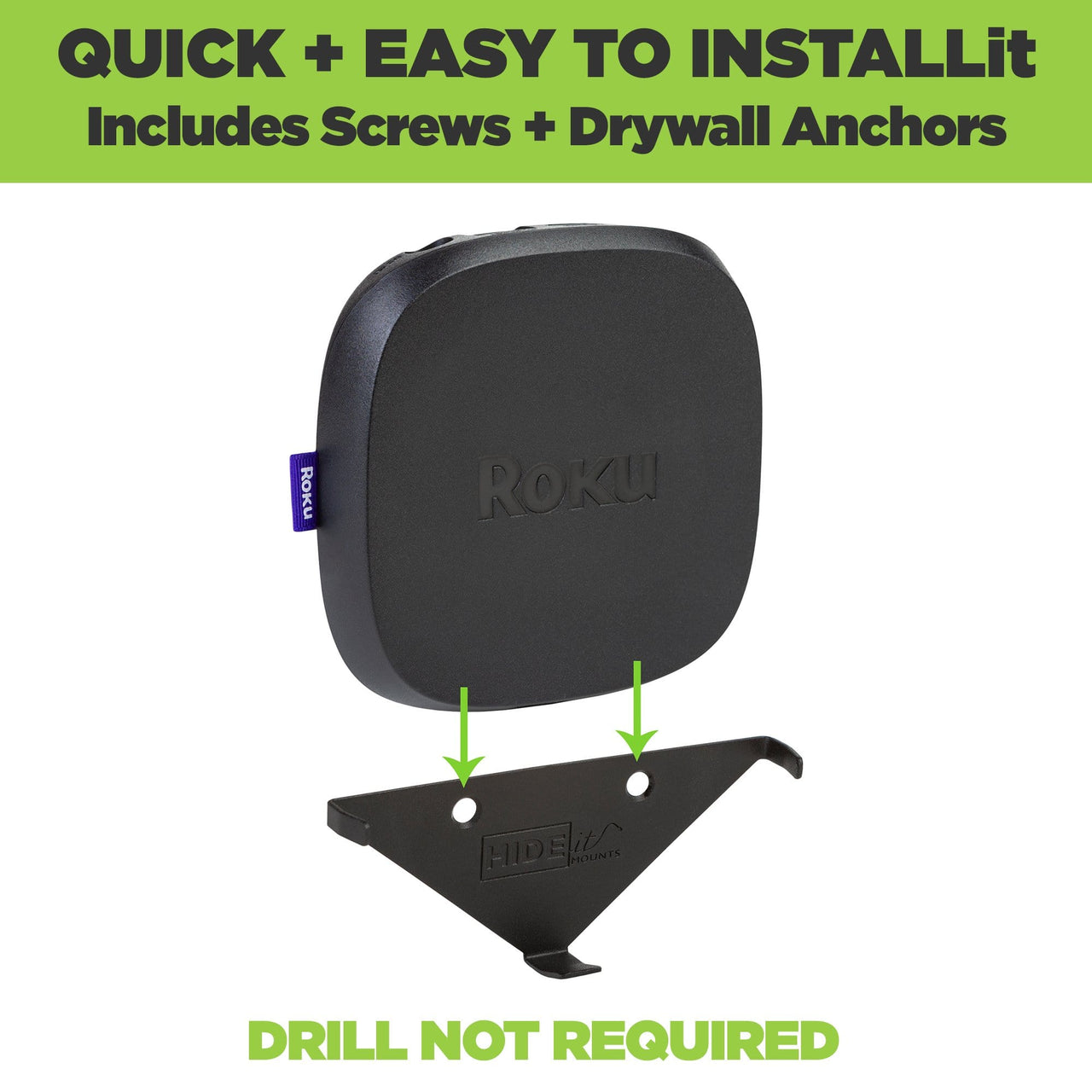 Roku Ultra Wall Mount | HIDEit Mount for 2020 + 2024 Roku Ultra ...